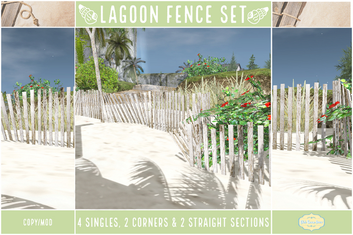 Second Life Marketplace {obd} Lagoon Fence Set